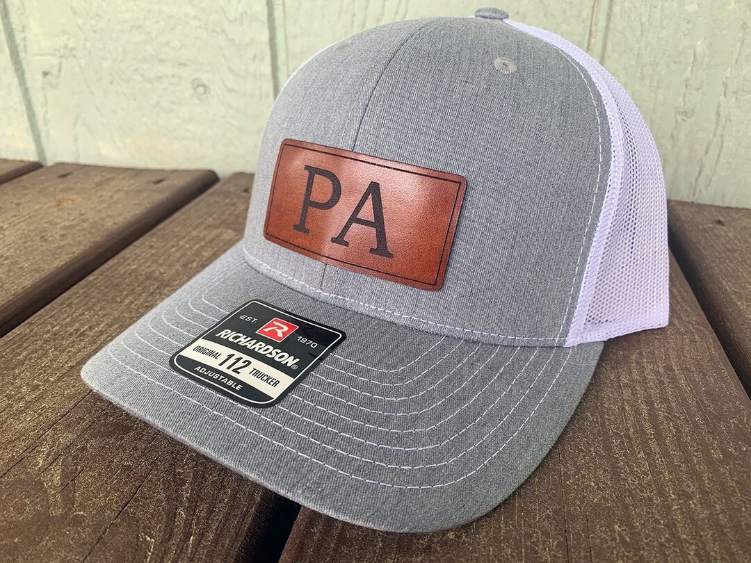 Fathers Day Pa Hat, Grandpa Hat Made With Real Leather. Perfect Gift ...