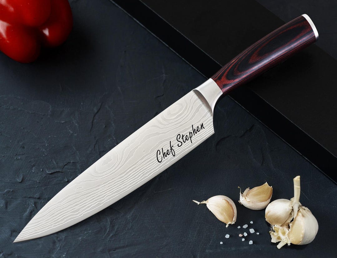Custom CHEF KNIFE Custom Chef Knife Engraved Personalized Chef Gift for ...