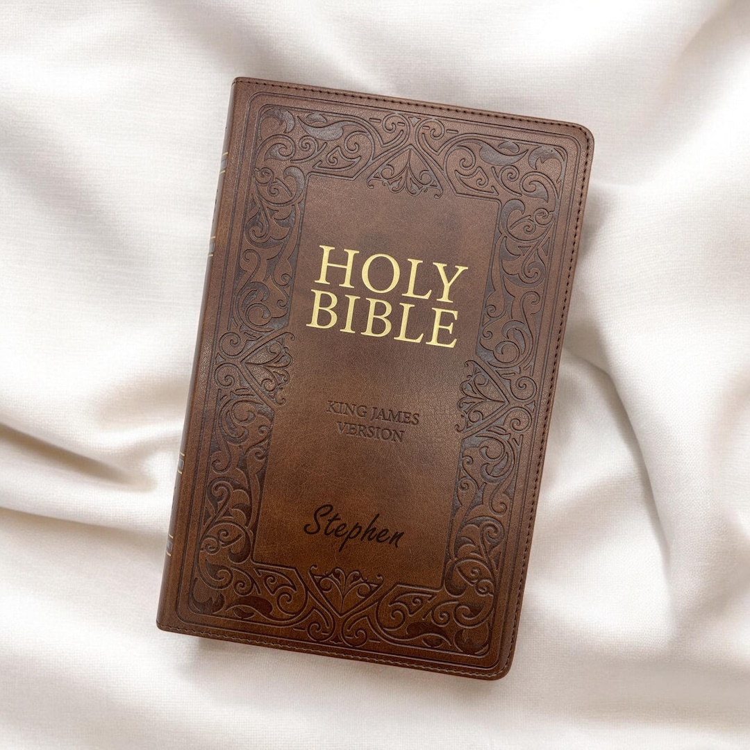 Personalized King James HOLY Bible KJV Custom Engraved KJV Bible ...