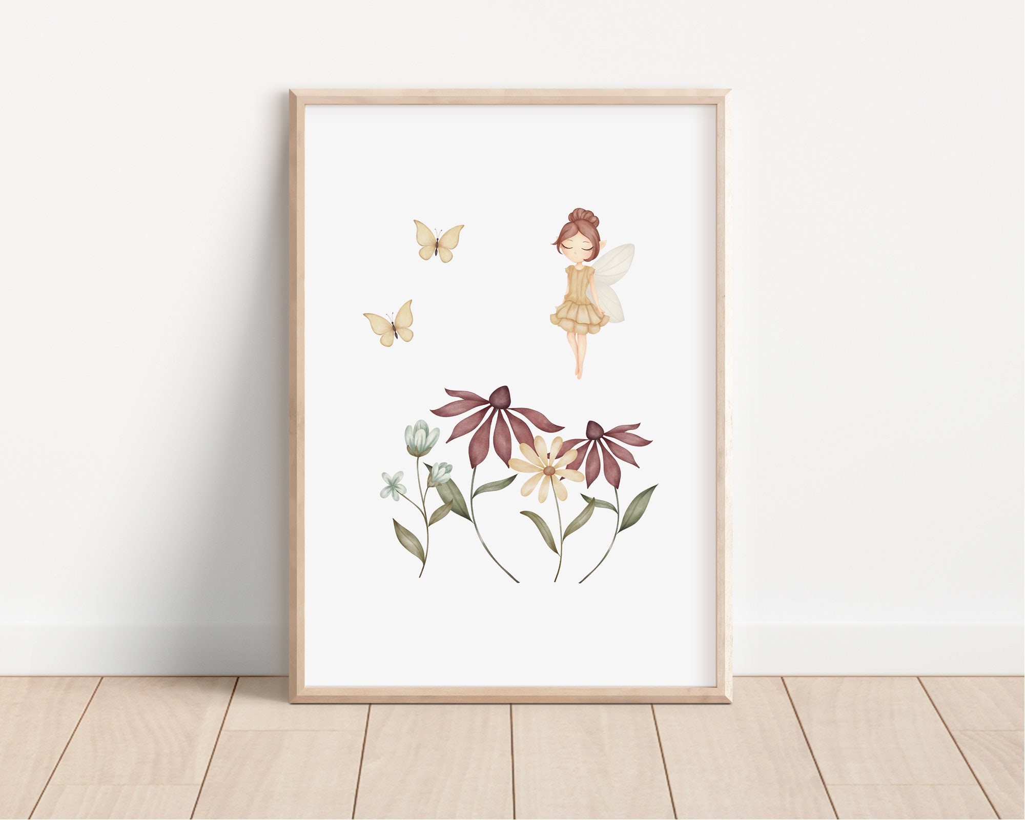 Fairies PRINTED Fairy Art Print, Fairy Girl Nursery , Fairy Decor ...
