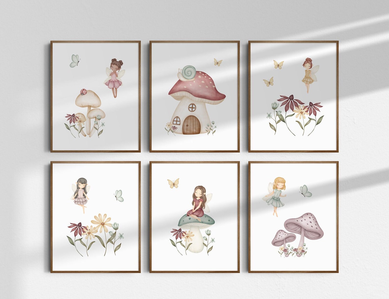Fairies PRINTED Fairy Art Print, Fairy Girl Nursery , Fairy Decor ...