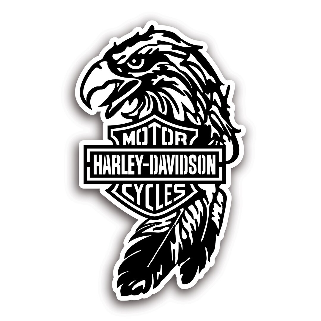 Custom Made Genuine Vinyl Stickers Decals 3 and 5 Harley Davidson ...