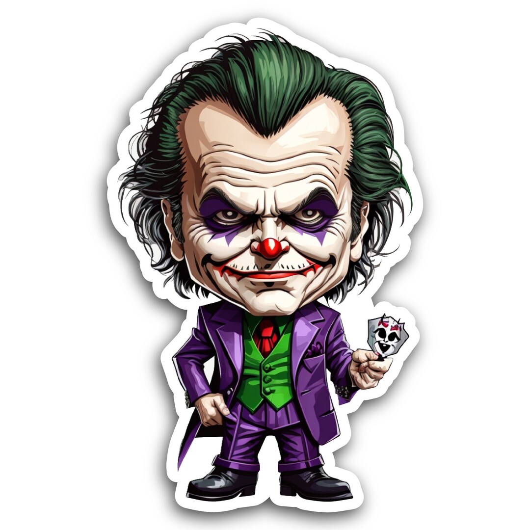 Custom Made Genuine Vinyl Stickers Decals 3 and 5 Joker Sticker ...