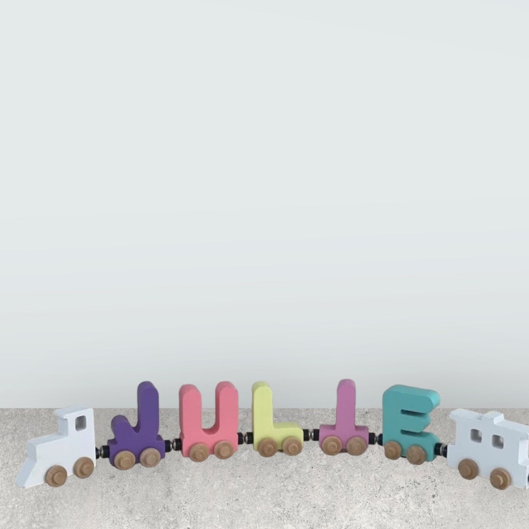 Build Your Own Train With Custom Colors of Pinks and Purples ...