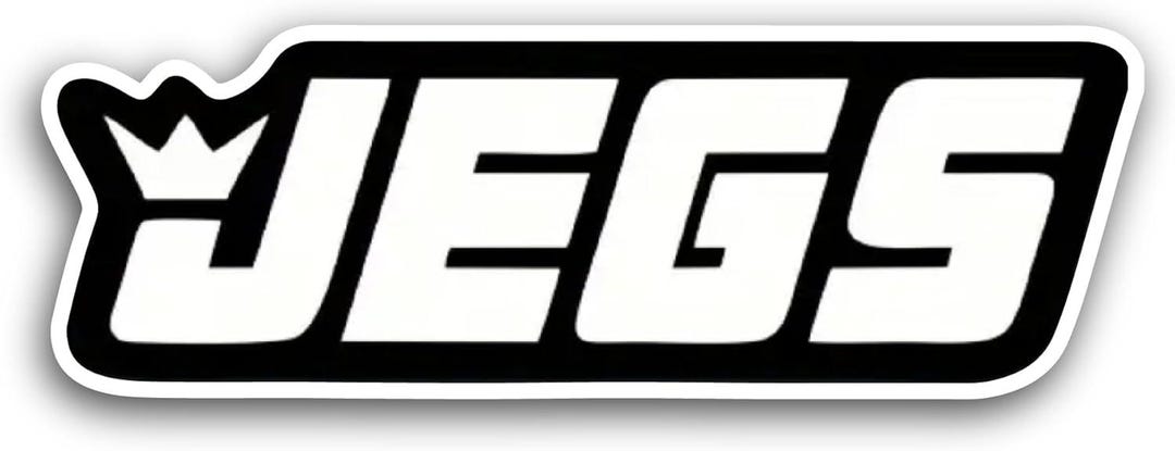 2 (pieces) 3" and 5" Jegs Logo Sticker, Waterproof Vinyl Decals for ...