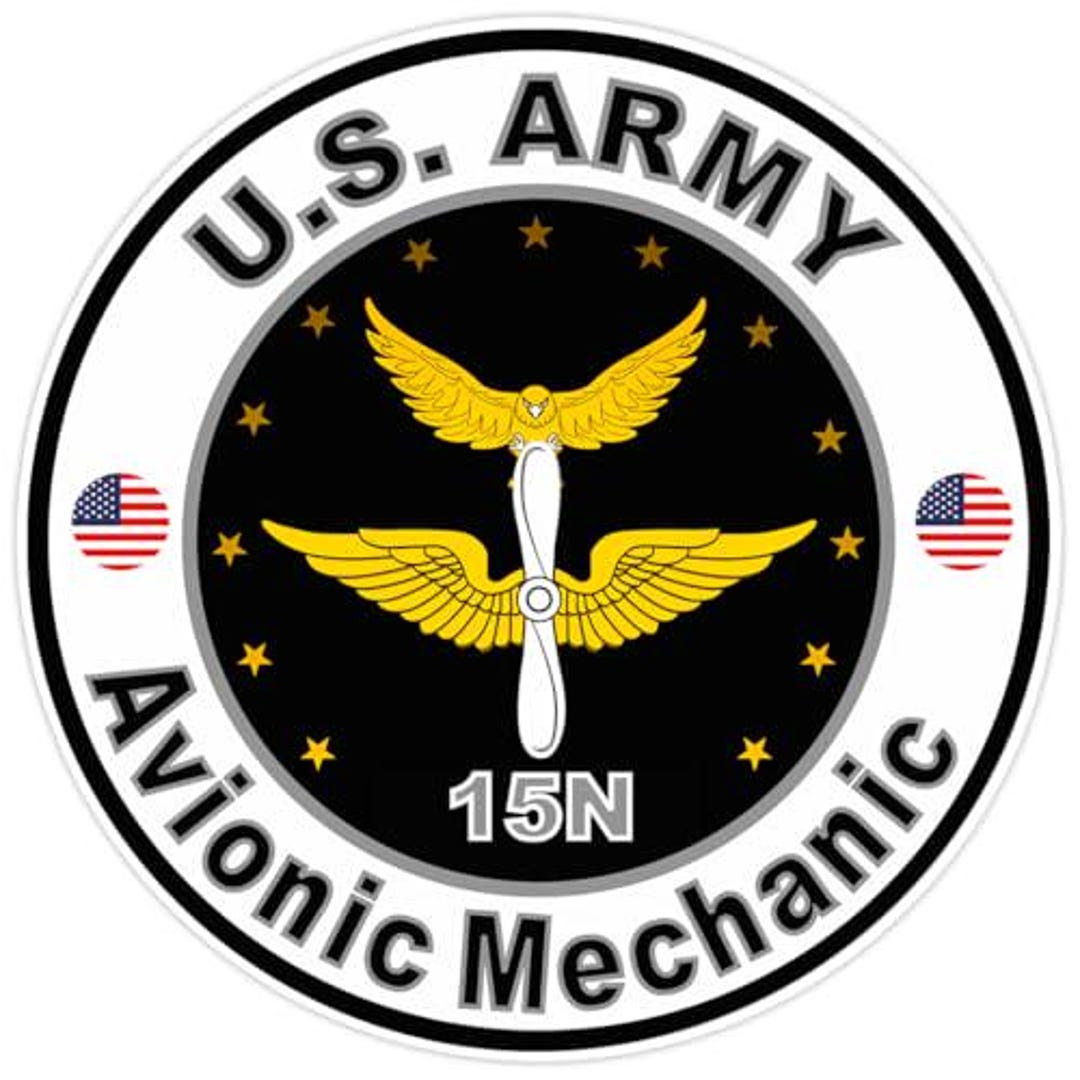 2 (pieces) 3" and 5" Stickers N Decals - Avionic Mechanic Sticker Vinyl ...