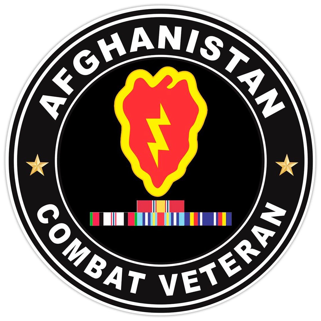 2 pieces 3 and 5 Stickers N Decals Afghanistan Combat Veteran Sticker ...