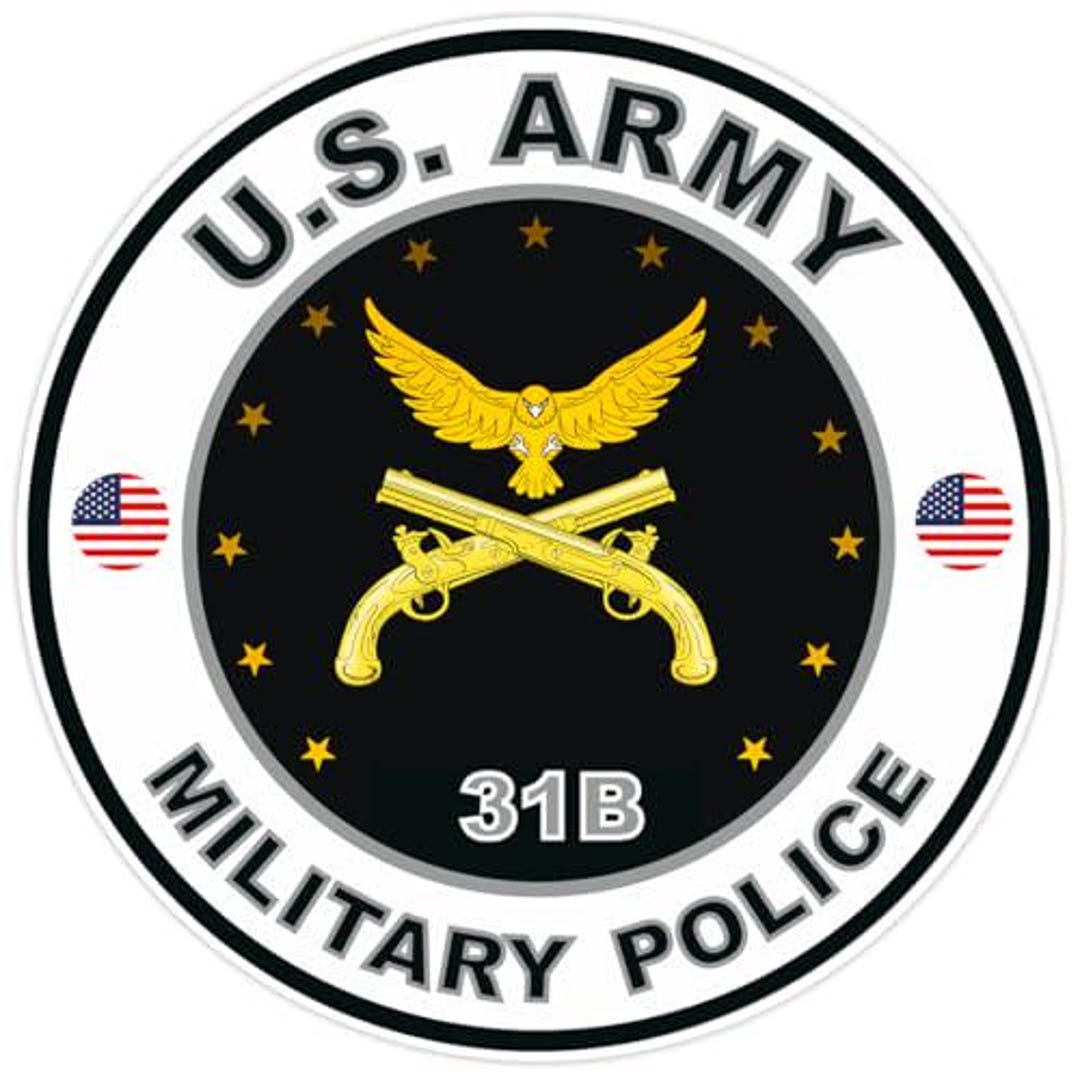 2 (pieces) 3" and 5" Stickers N Decals - Military Police Sticker Vinyl ...