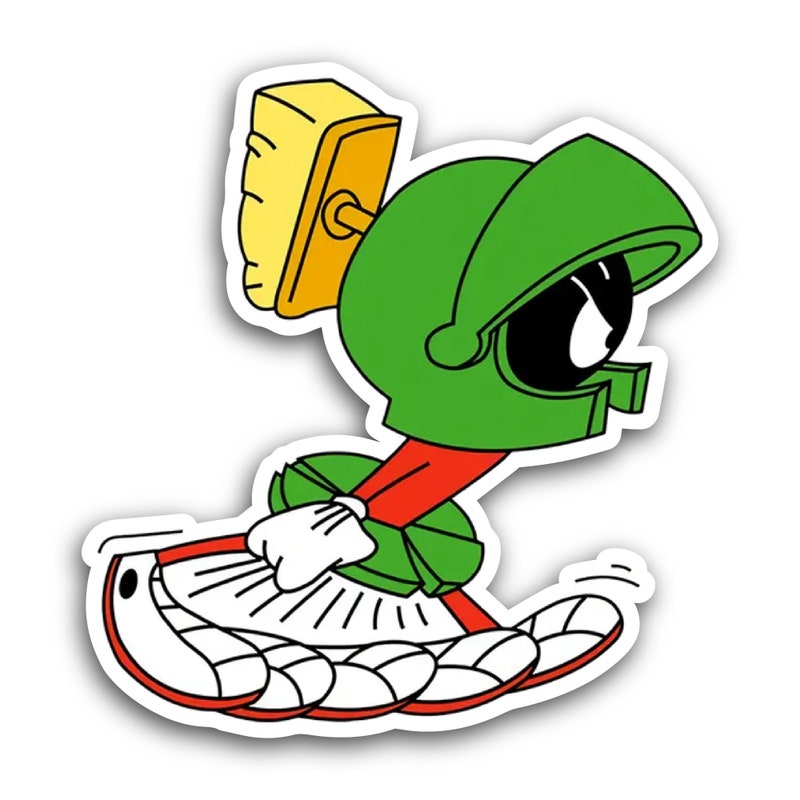 Marvin the Martian Sticker - Etsy