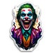 Custom Made Genuine Vinyl Stickers Decals 3" and 5" Joker " Waterproof ...