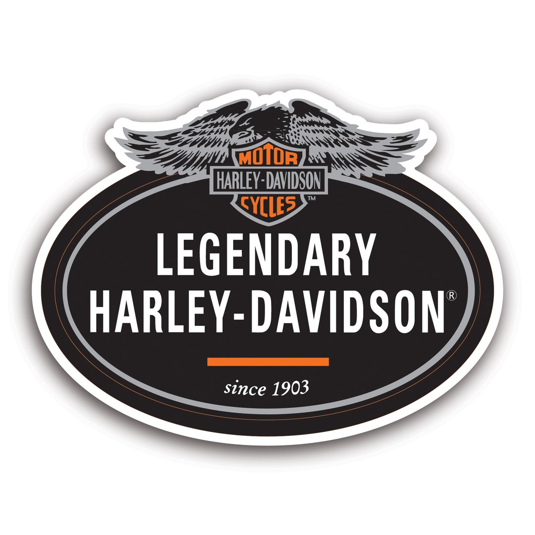 Custom Made Genuine Vinyl Stickers Decals 3" and 5" Legendary Harley ...