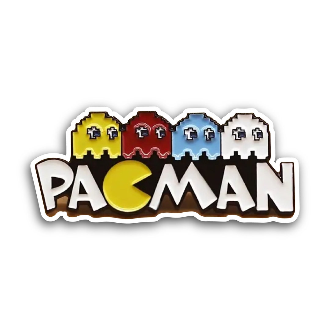 Custom Made Genuine Vinyl Stickers Decals 3 and 5 Pac Man Sticker ...