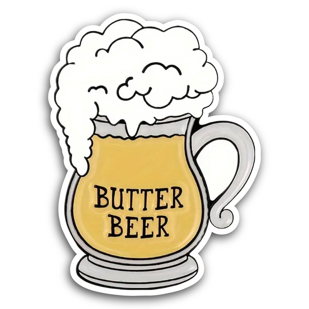 Custom Made Genuine Vinyl Stickers Decals 3 and 5 Butter Beer ...