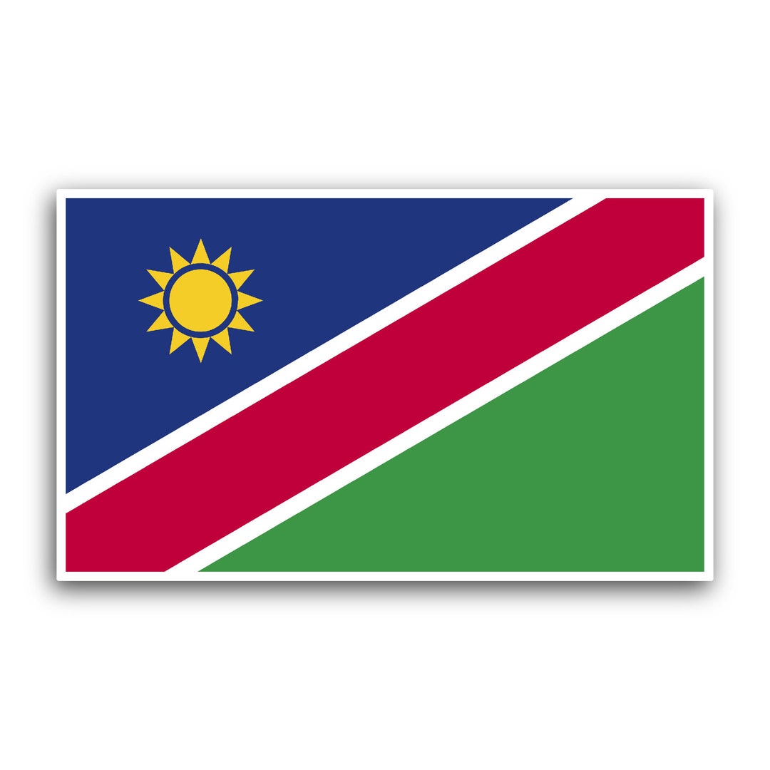 Custom Made Genuine Vinyl Stickers Decals 3 and 5 Namibia Flag ...