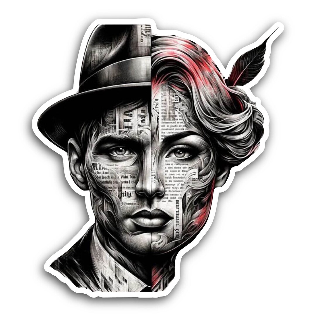 Custom Made Genuine Vinyl Stickers Decals 3 and 5 Gangster Tattoo ...