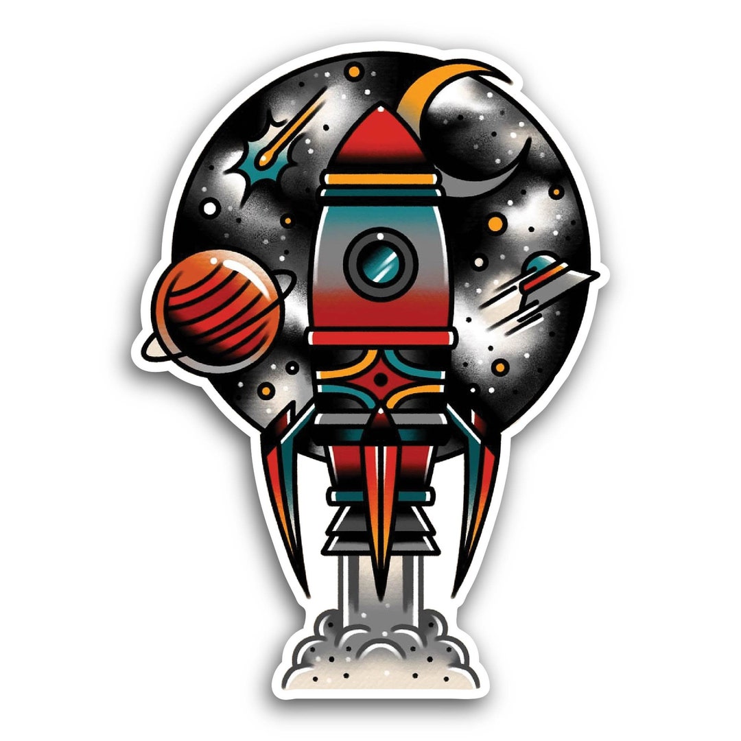 Custom Made Genuine Vinyl Stickers Decals 3 and 5 Rocket Flash ...