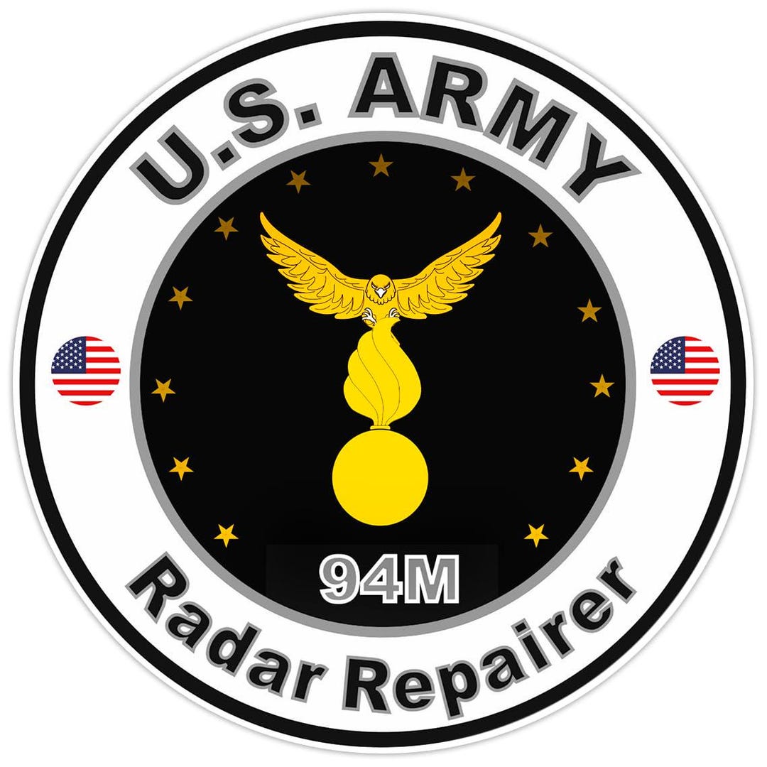 2 pieces 3 and 5 Stickers N Decals Radar Repairer Sticker Vinyl Decal ...
