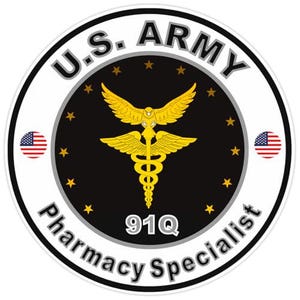 2 (pieces) 3" and 5" Stickers N Decals - Pharmacy Specialist Sticker ...