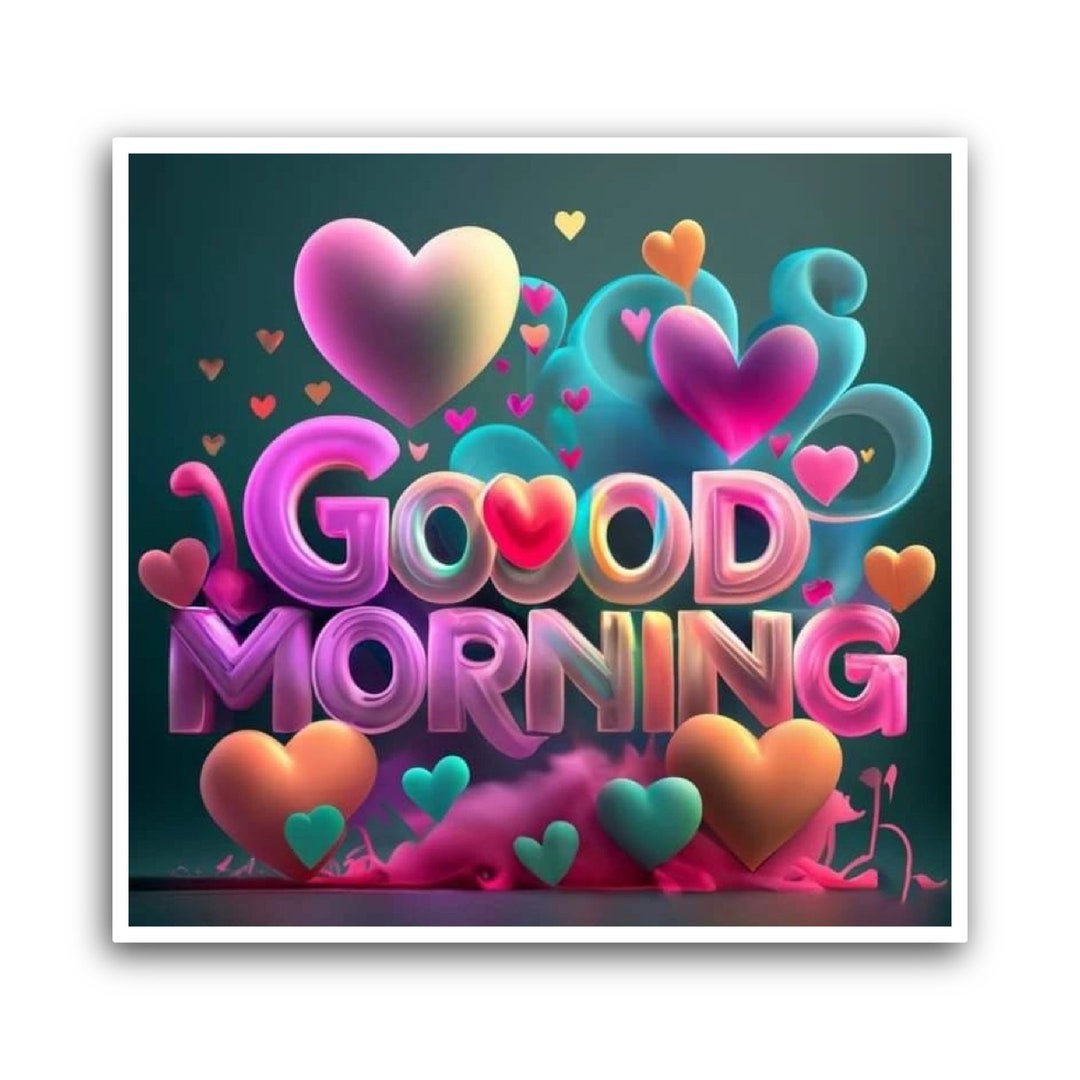 Custom Made Genuine Vinyl Stickers Decals 3 and 5 Good Morning These ...