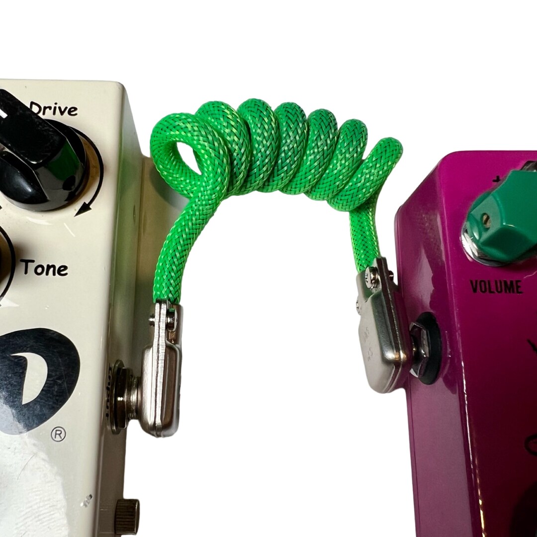 6" Sleeved and Coiled Pedalboard Patch Cable - Handmade With Mogami ...