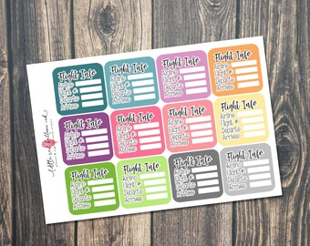 Flight Tracker Stickers - Etsy