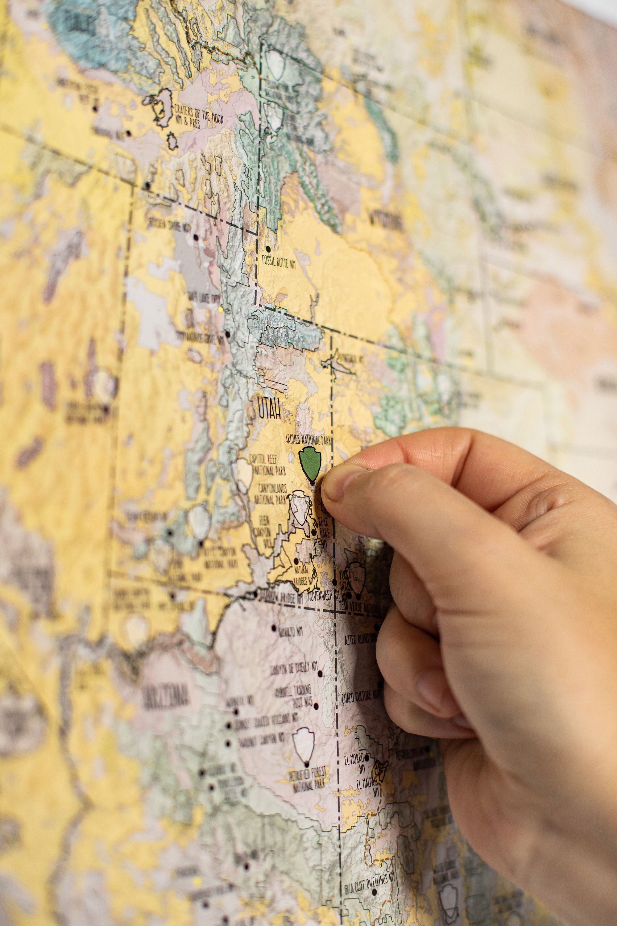 National Park Poster National Park Map Public Lands - Etsy