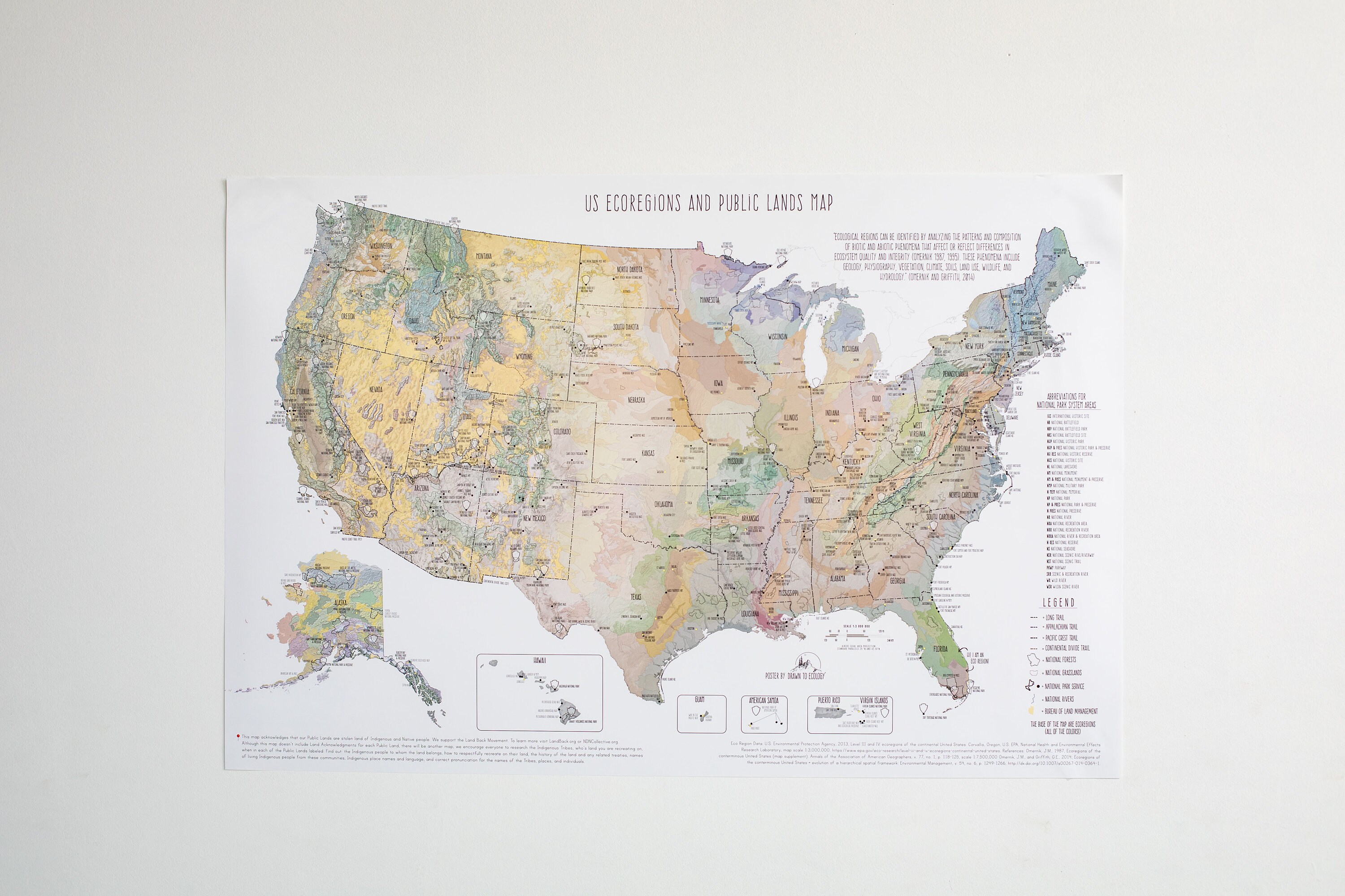 National Park Poster, National Park Map, Public Lands, National Forest ...