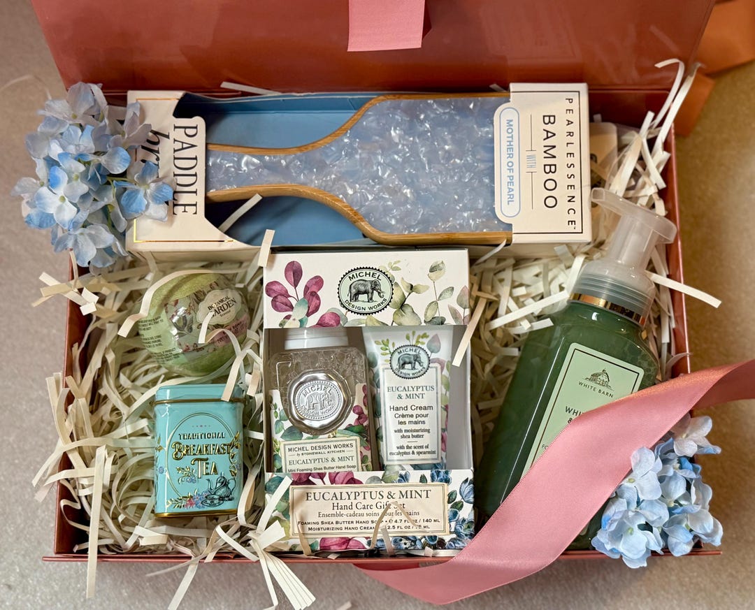 Reset Rituals Box - Hand Soap - Hairbrush - Lotion - Tea - Bath Bomb - Etsy