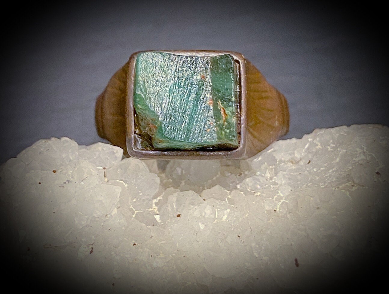 Ancient Roman Emerald Ring | Etsy