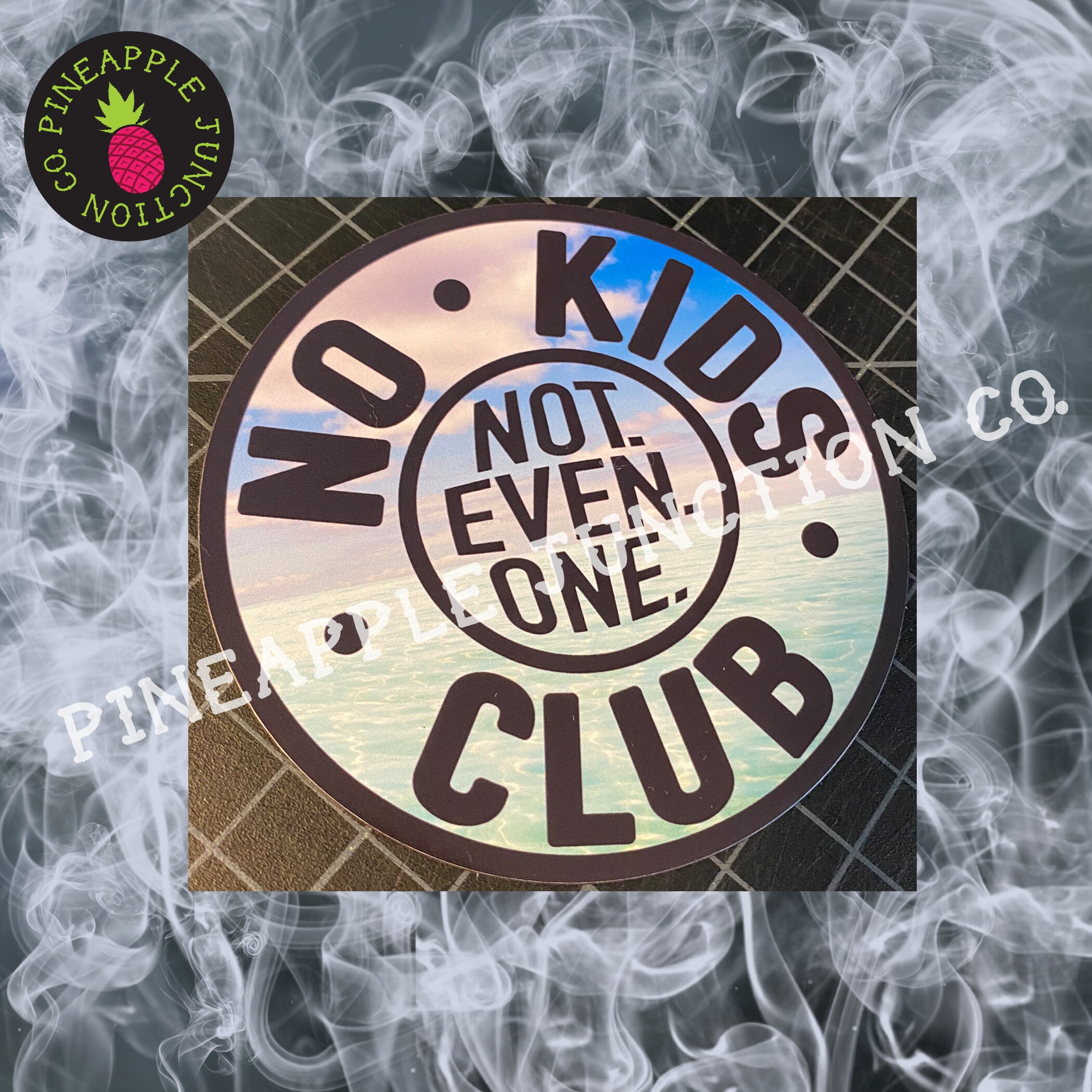 No Kids Club Magnet No Kids Club 4 Magnet Indoor Outdoor Magnet