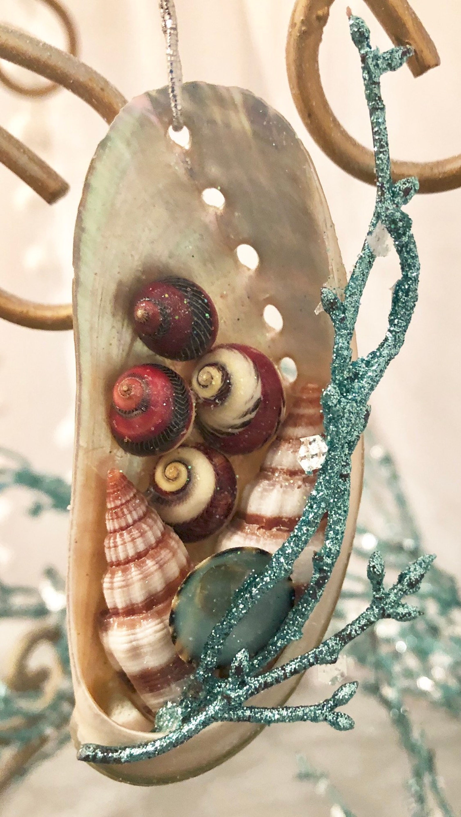 Award Winning Abalone Seashell Ornaments Set of 3. for - Etsy