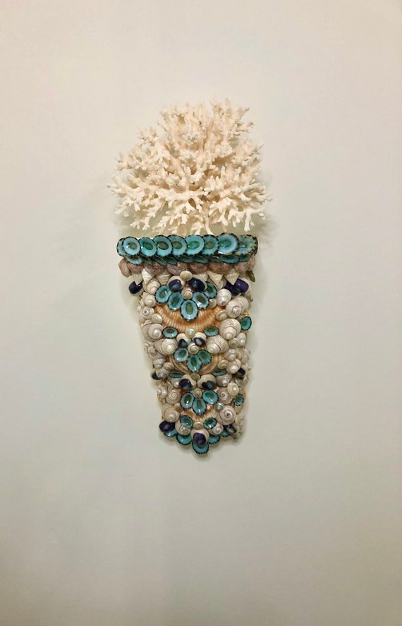 Seashell Wall Sconce Shelf for Home and Coastal Decor - Etsy