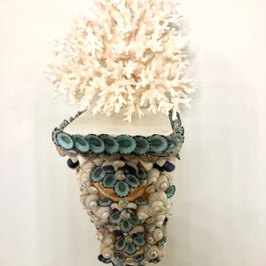 Seashell Wall Sconce Shelf for Home and Coastal Decor, Interior Design ...