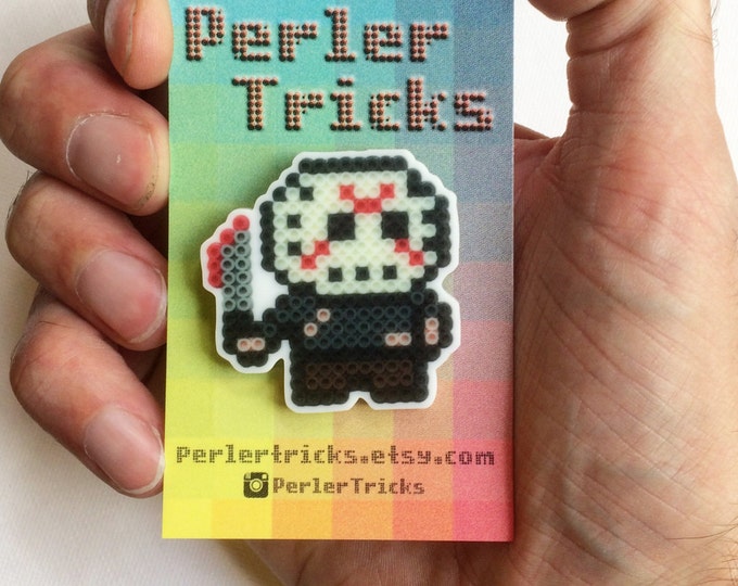 Jason 8-bit Lapel Pin 8 Bit Horror Geekery Pixel Art - Etsy