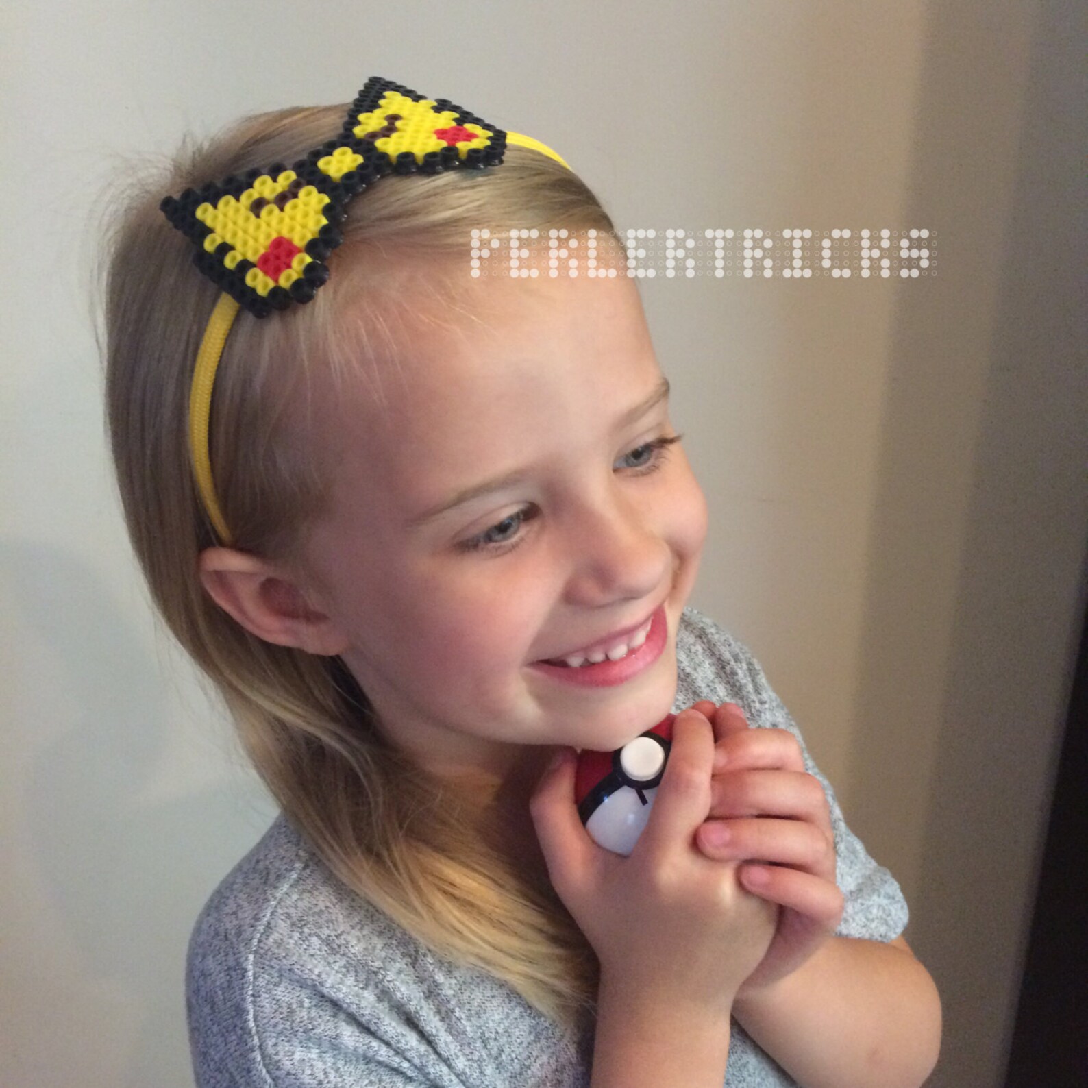 Yellow 8 Bit Pixel Art Perler Bead Headband Perlers Gamer Geek Hair ...