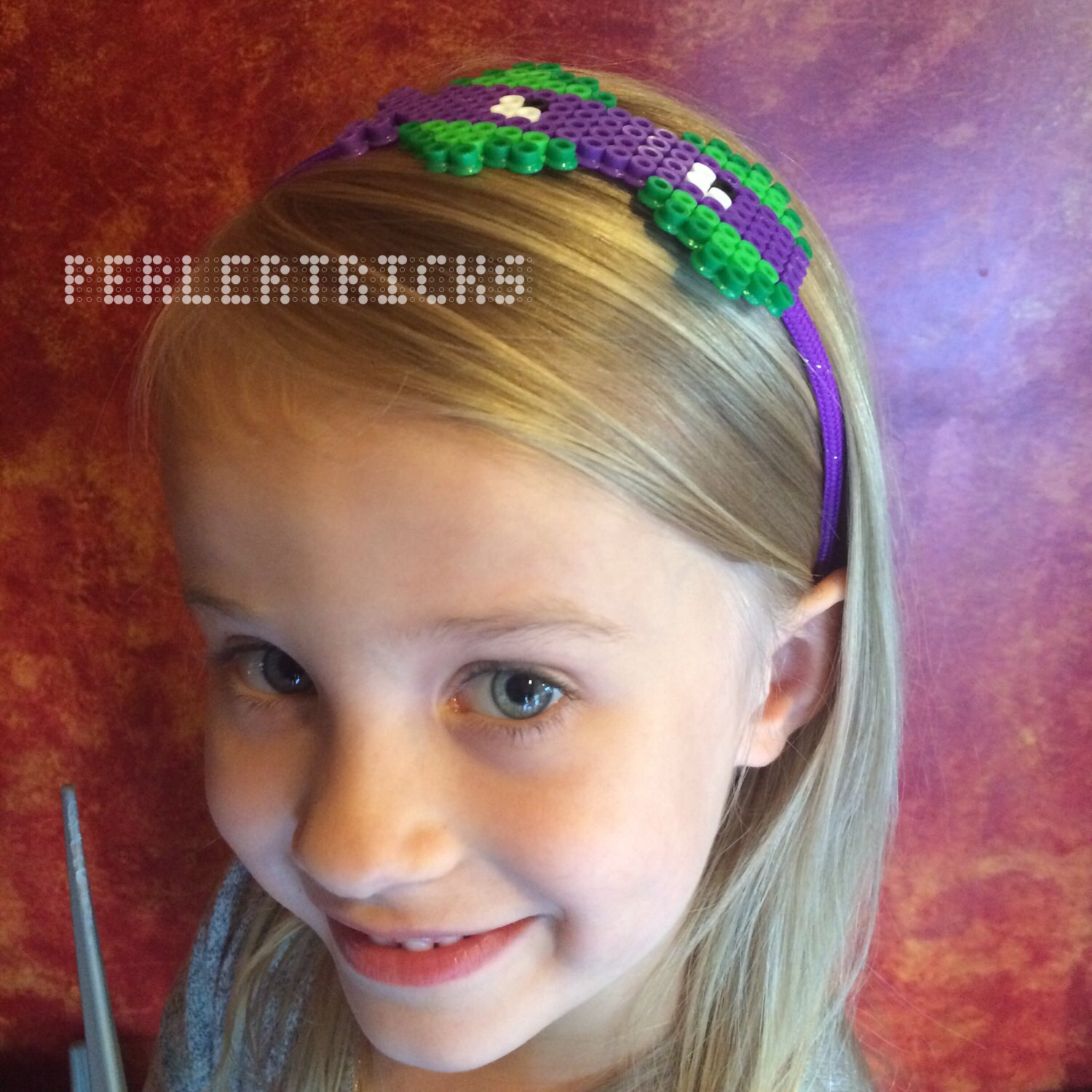 Purple Donatello 8 Bit Pixel Art Turtle Perler Bead Headband - Etsy
