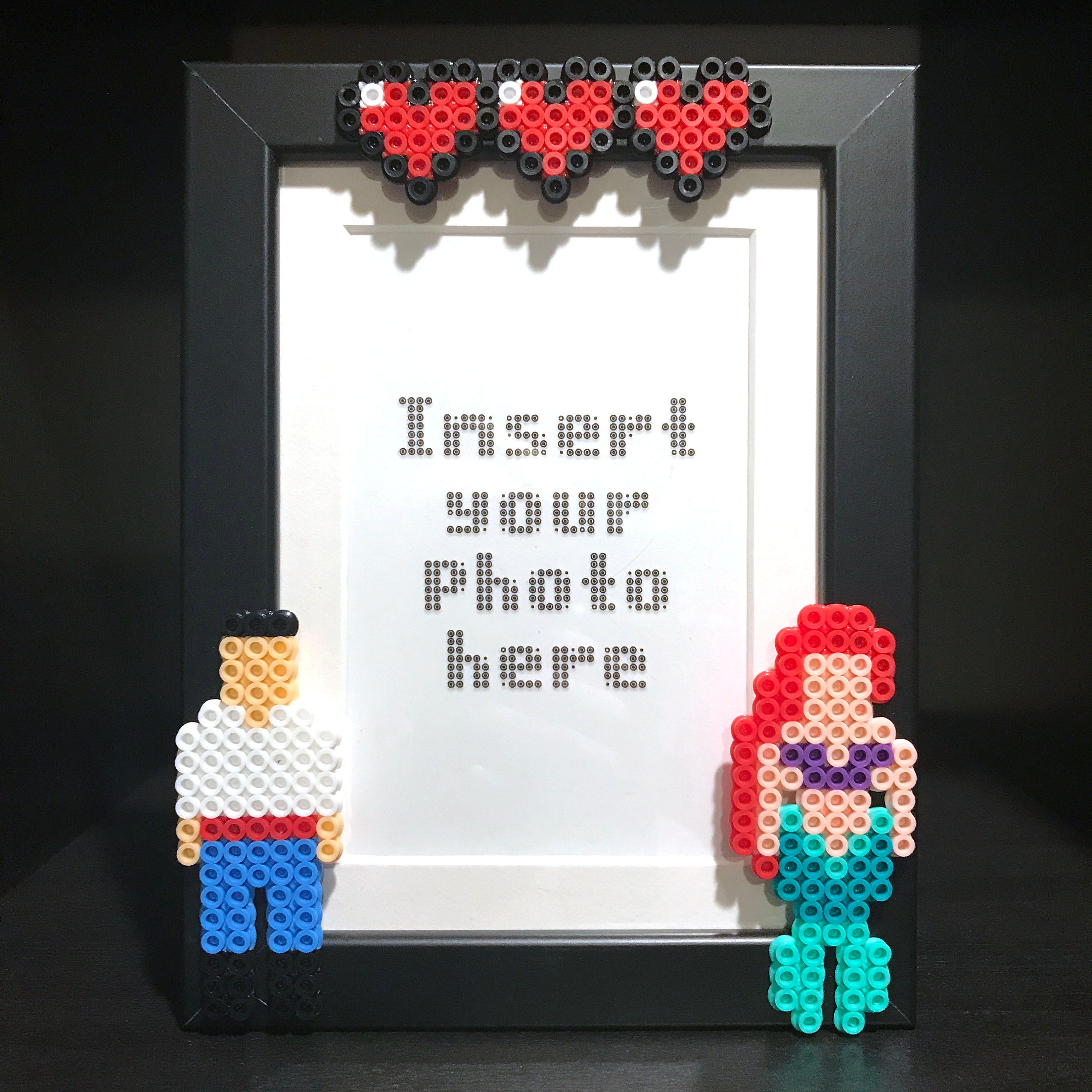 Little Mermaid Black Picture Frame for 4x6 or 5x7 Photo Love Wedding ...