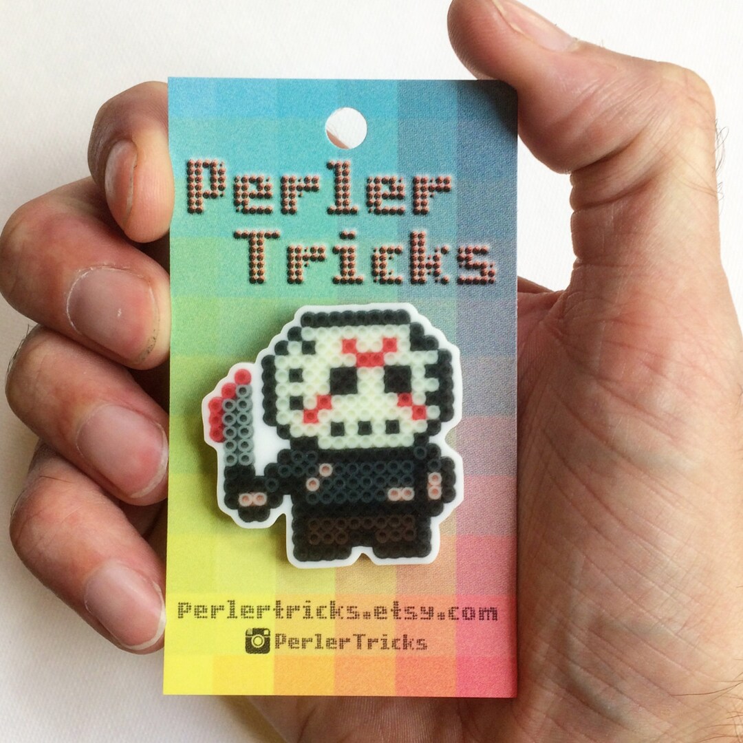 Jason 8-bit Lapel Pin 8 Bit Horror Geekery Pixel Art - Etsy