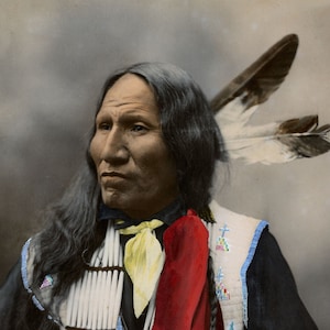 Strikes With Nose 1899 Native American Indian Print, Wall Art ...