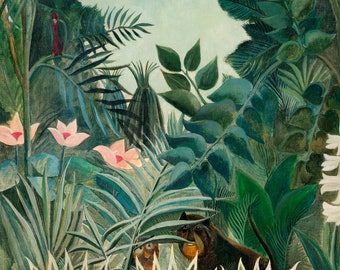 Henri Rousseau Poster Bellevue Park Autumn Henri Rousseau - Etsy