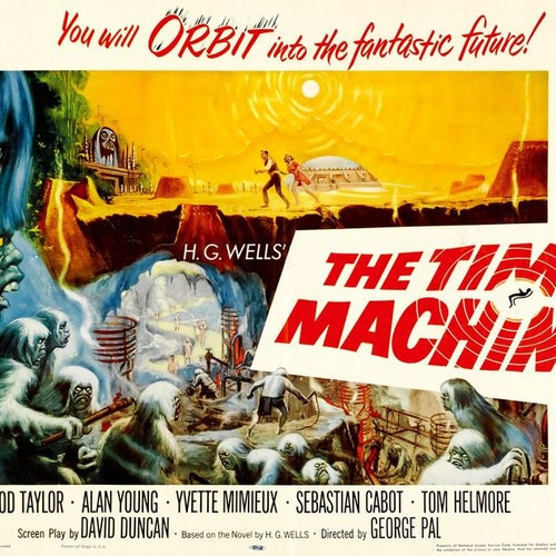 HG Wells Time Machine Blueprint A4 A3 A2 A1 A0 Art Print | Etsy