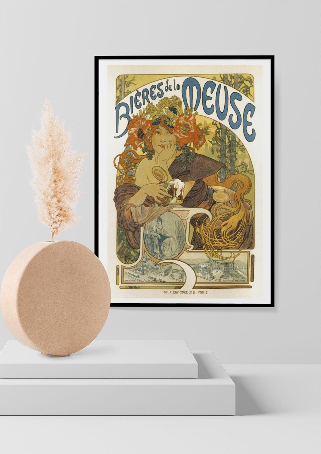 Alphonse Mucha Famous Painting Vintage Art Poster Classic - Etsy