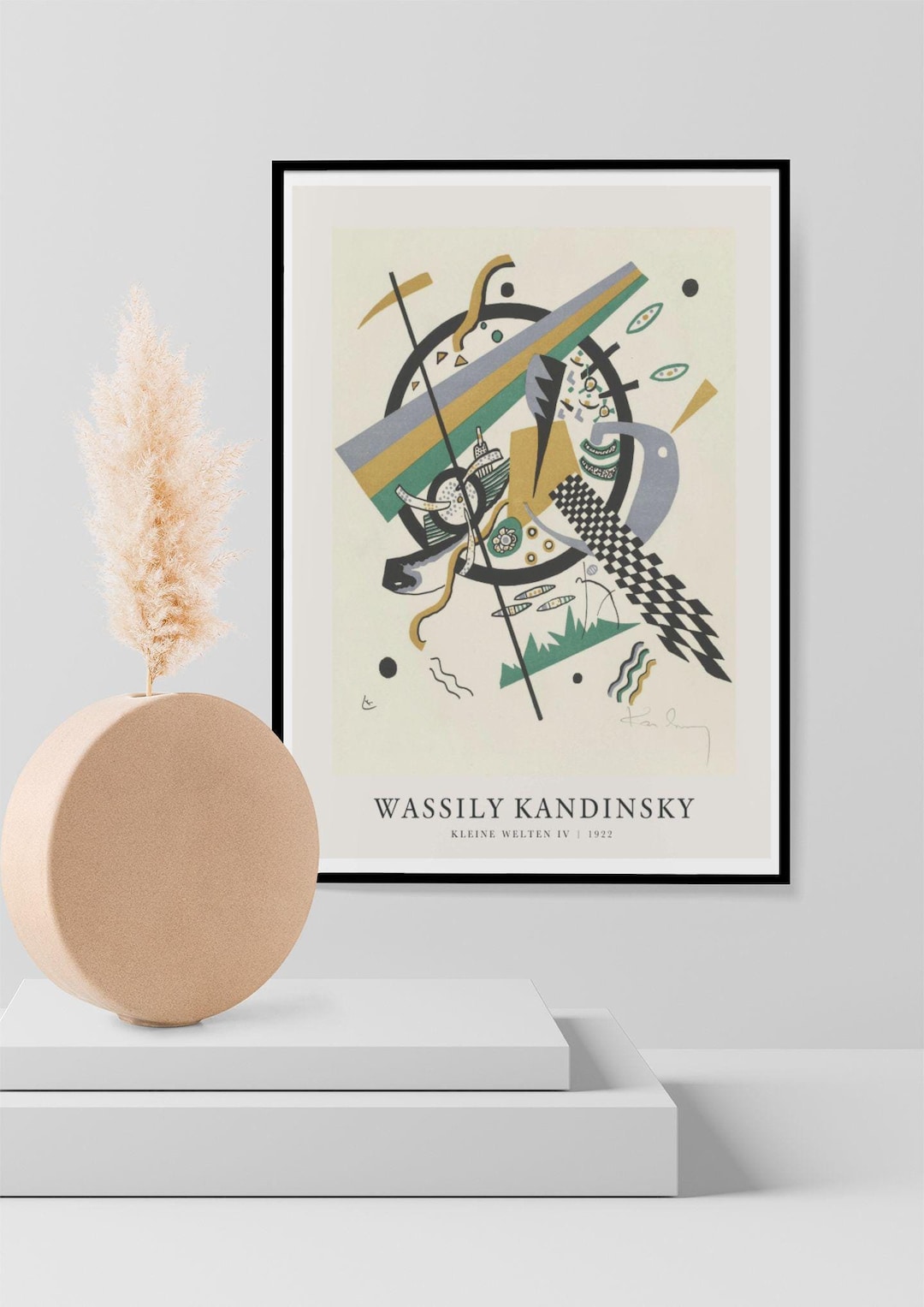Wassily Kandinsky Print, Vintage Poster, Painting Abstract Art Small ...