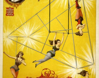 Trapeze Poster - Etsy