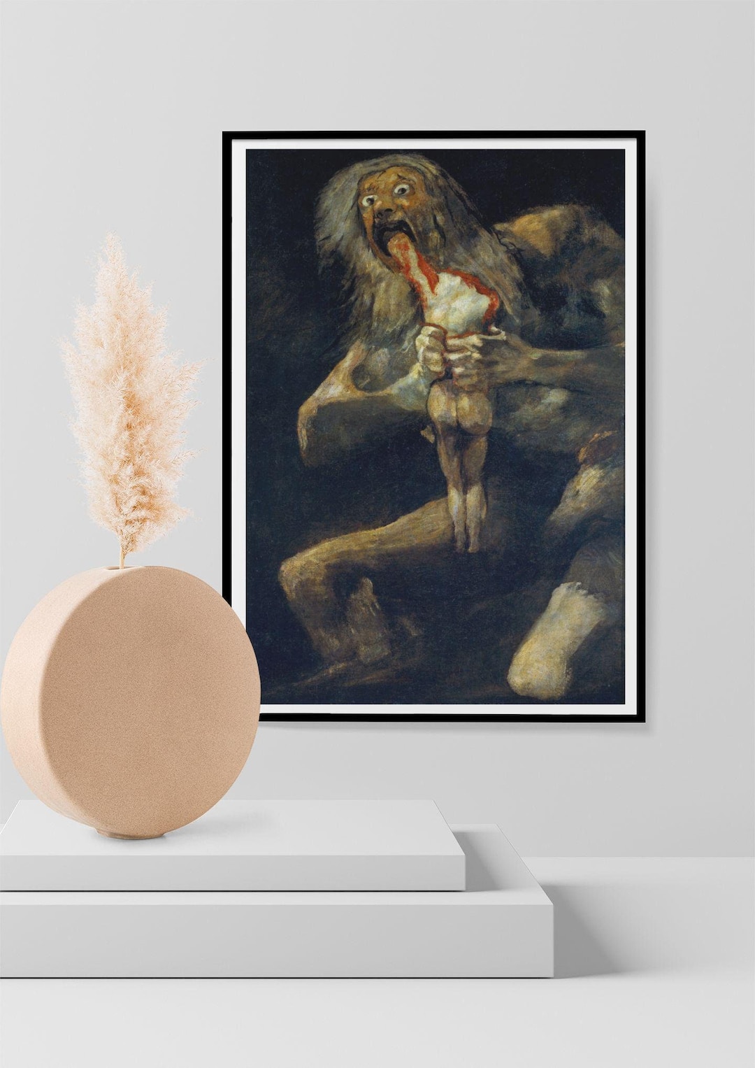 Francisco Goya Saturn Devouring His Son Wall Art Print Vintage ...