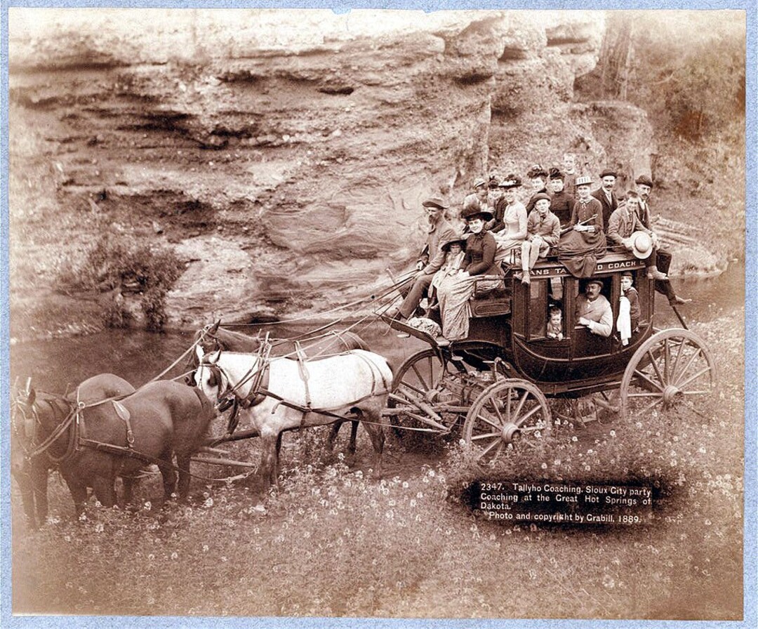 Historical Old West Stagecoach, Vintage Western Photograph, Poster ...