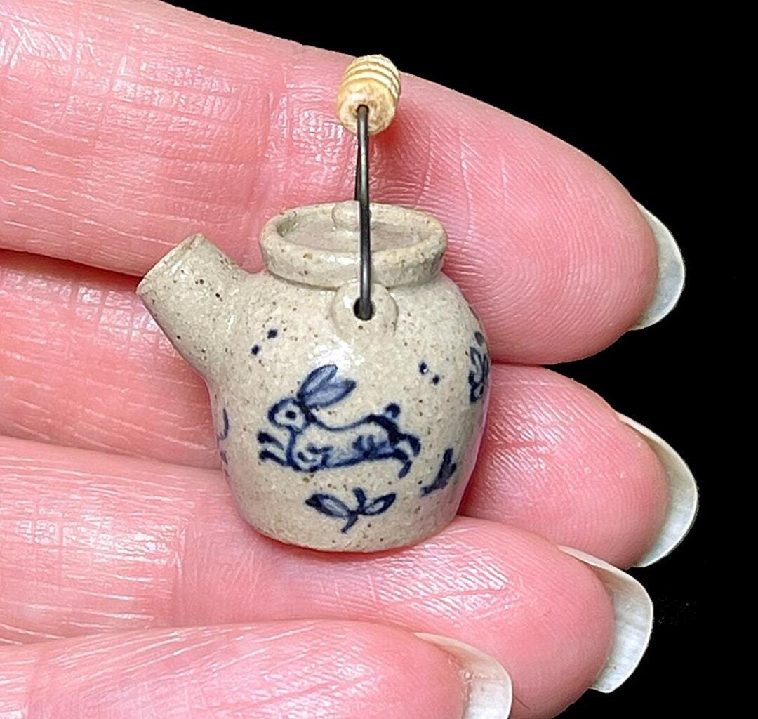 Super Rare IGMA Jane Graber Pottery - VHTF Tiny Bunny Batter Jug ...