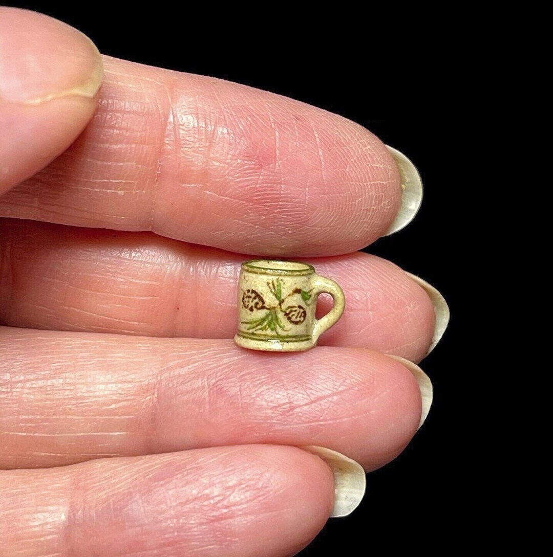 IGMA Jane Graber Pottery - Rare Pine Cone Mug - Dollhouse Colonial ...