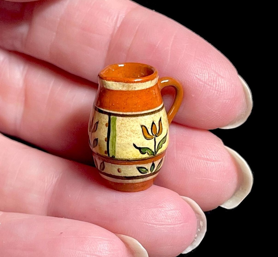 IGMA Jane Graber Pottery - Super Rare Moravian Pitcher - Dollhouse ...