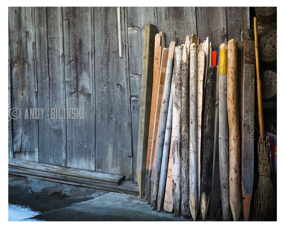 Rustic Barn Photography Old Fence Posts Color Wall Decor | Etsy